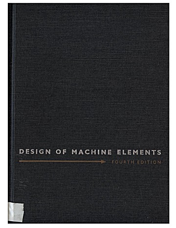 Design of Machine Elements by Virgil Moring Faires | LibraryThing