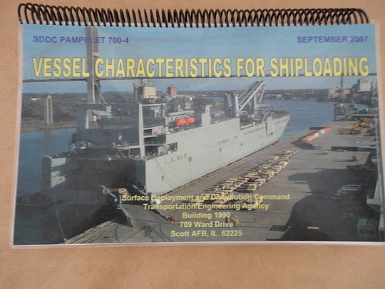 Vessel Characteristics for Shiploading, SDDC Pamphlet 700-4, September ...