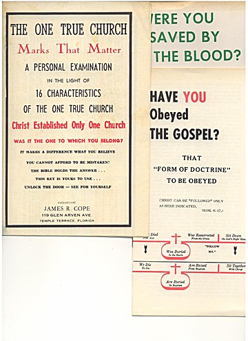 The One True Church - Marks That Matter by James R. Cope | LibraryThing